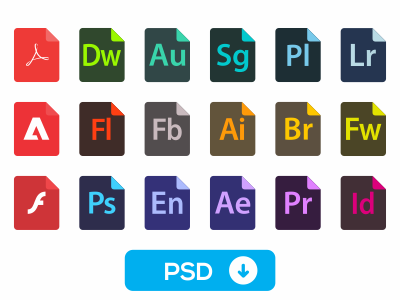 40+ File/Document Type Icon Sets For Free Download (Updated For 2018 ...