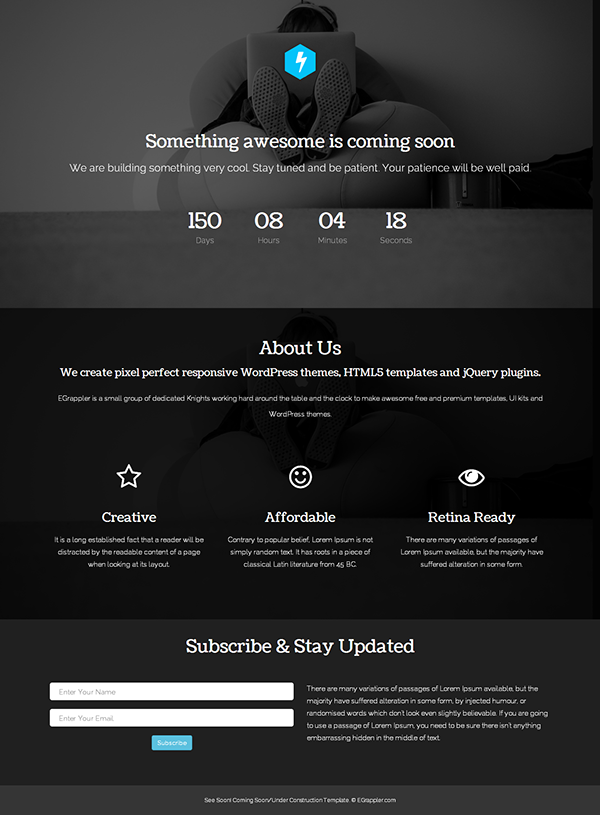 30+ Best Coming Soon Page Templates For Inspiration - 365 Web Resources